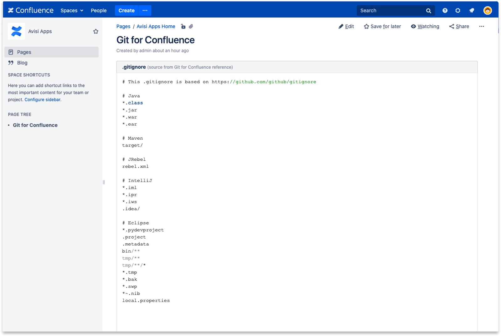 Git For Confluence
